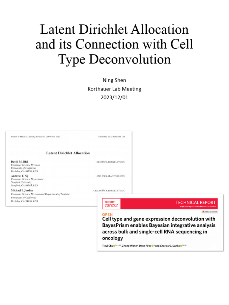 LabMeeting 20231201 Bayesprism | PDF | Applied Mathematics | Statistical Theory