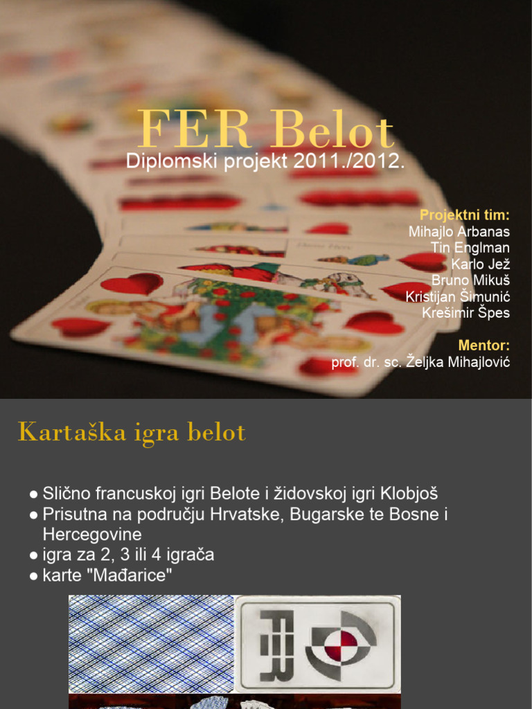 FER Belot Prezentacija | PDF