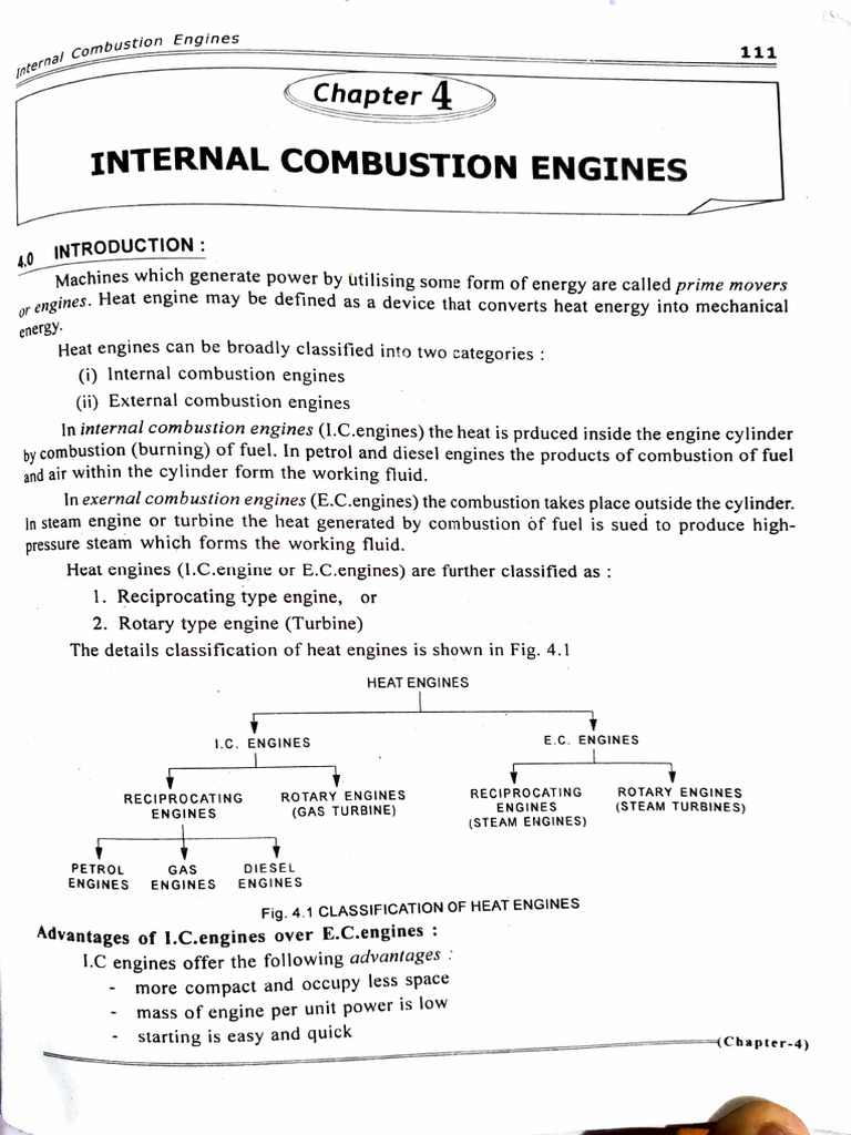 Unit 1 Eme Notes | PDF | Internal Combustion Engine | Engines