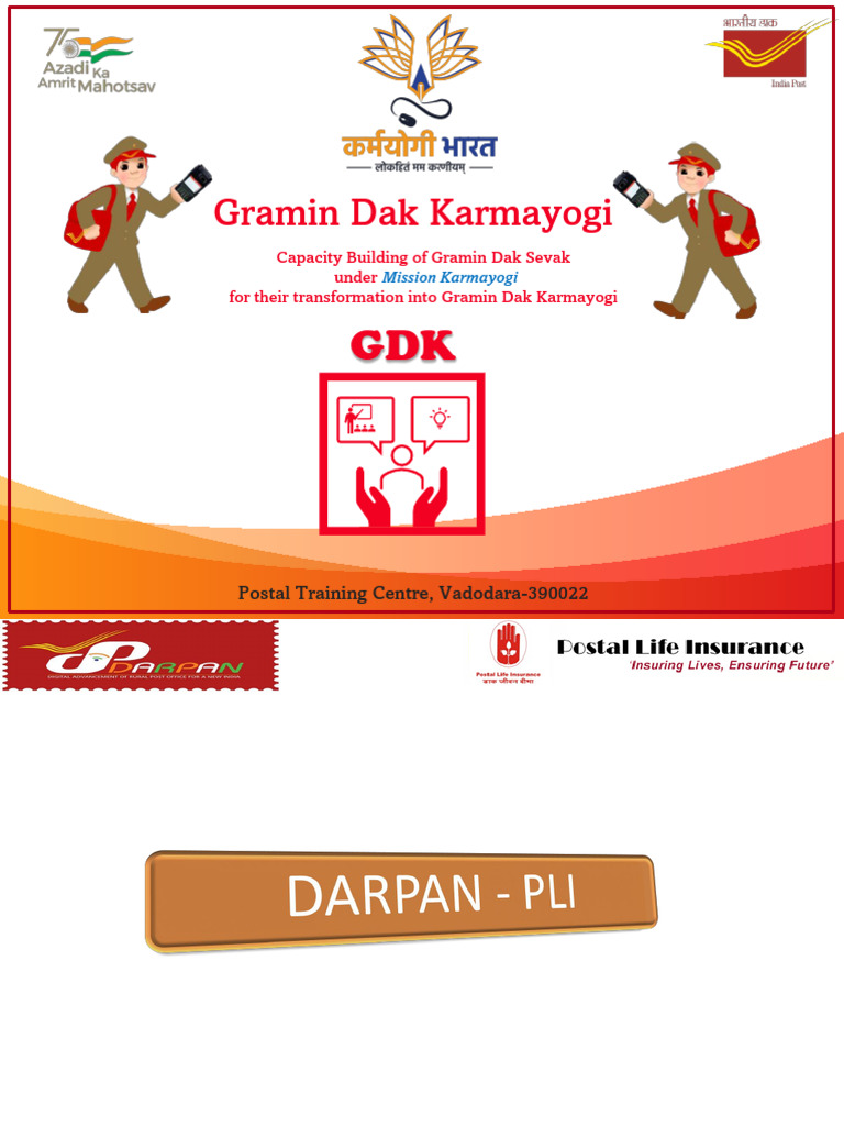 7521 - 6 Explore PLI DARPAN - 22 PLI DARPAN | PDF | Receipt | Cheque