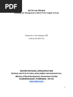 JJM FHTC Guidelines | PDF | Water Supply | Drinking Water