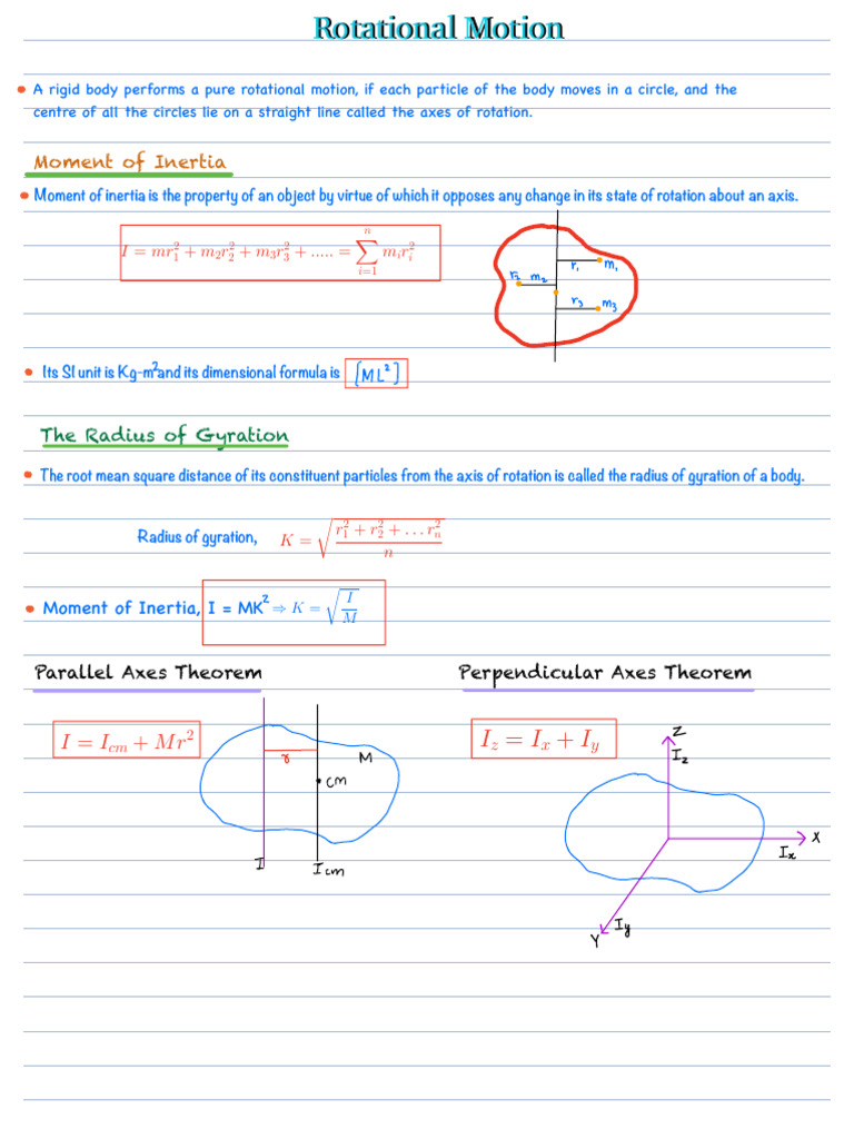 Rotational Motion | PDF | Torque | Angular Momentum