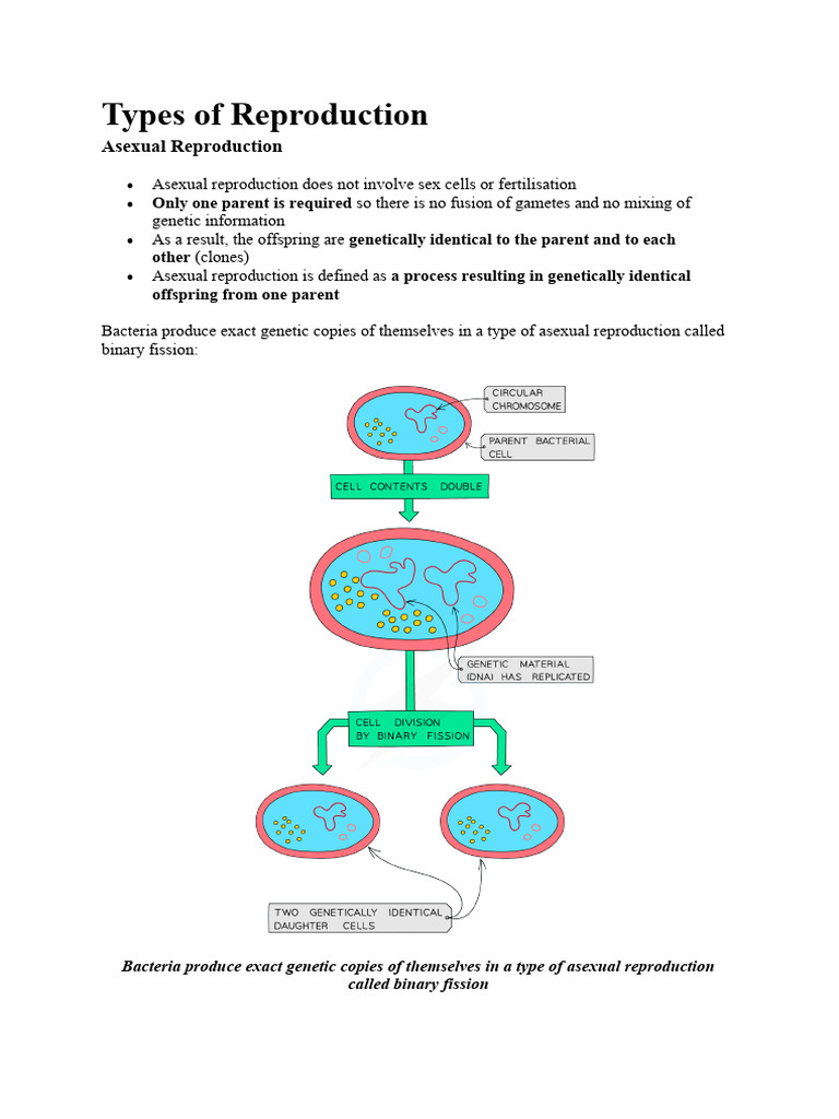 Reproduction Notes | PDF | Reproduction | Pollination