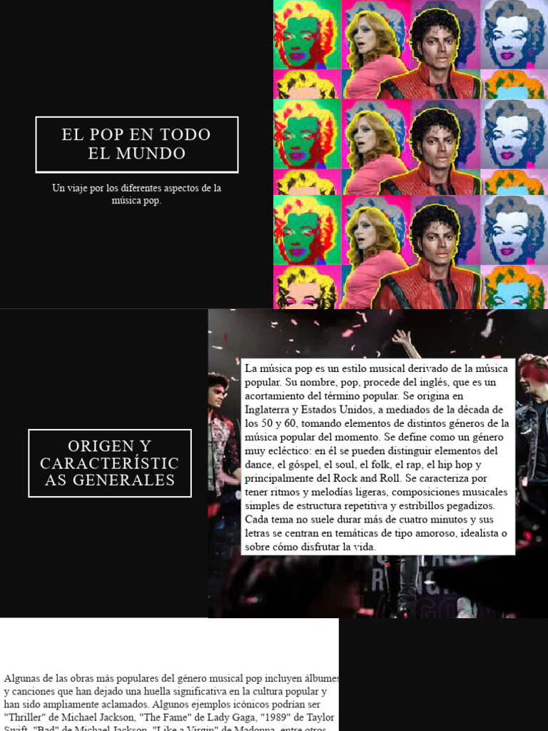 Historia y Evolución de la Música Pop | PDF | Música pop | Musicología