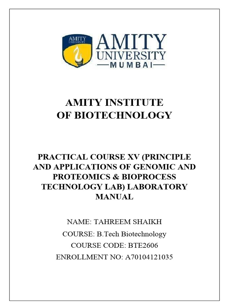 Cover Pages (1) | PDF | Life Sciences | Genetics