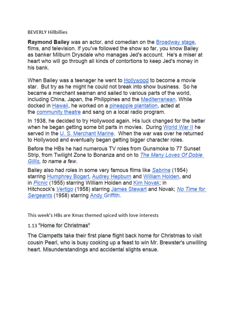 BEVERLY Hillbillies | PDF