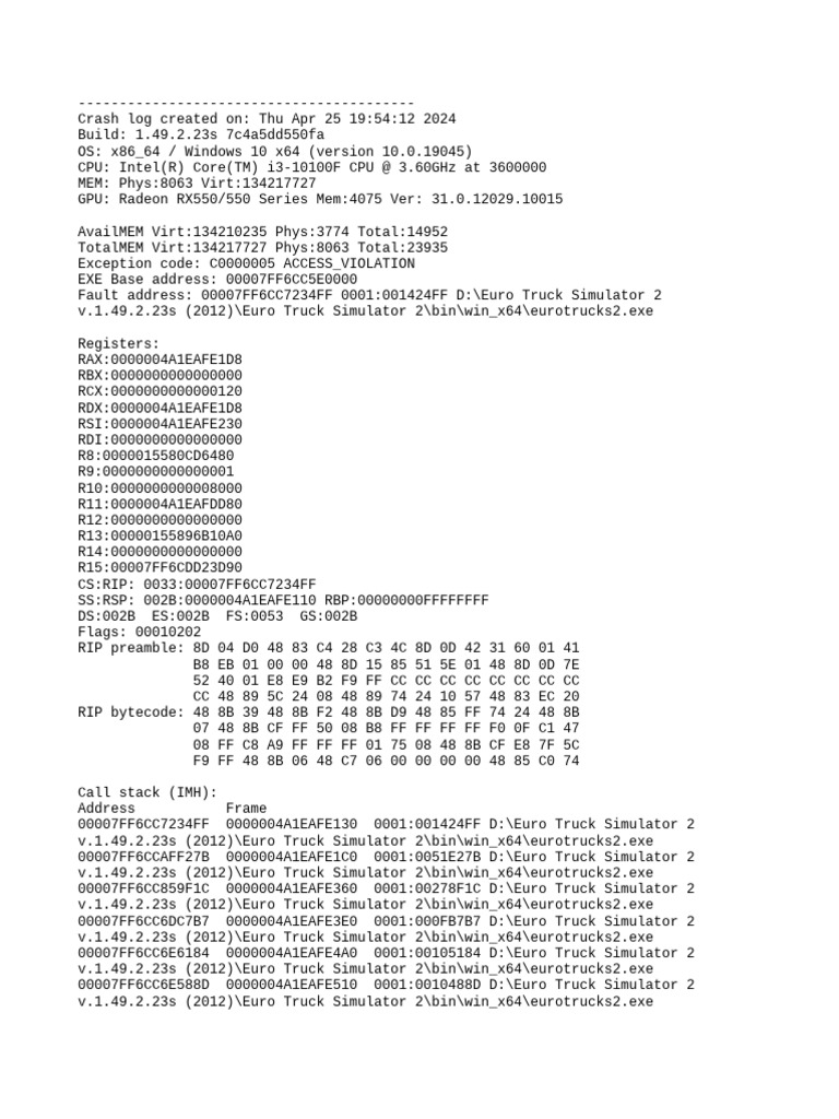 Game Crash | PDF | Computer Libraries | Computer Architecture