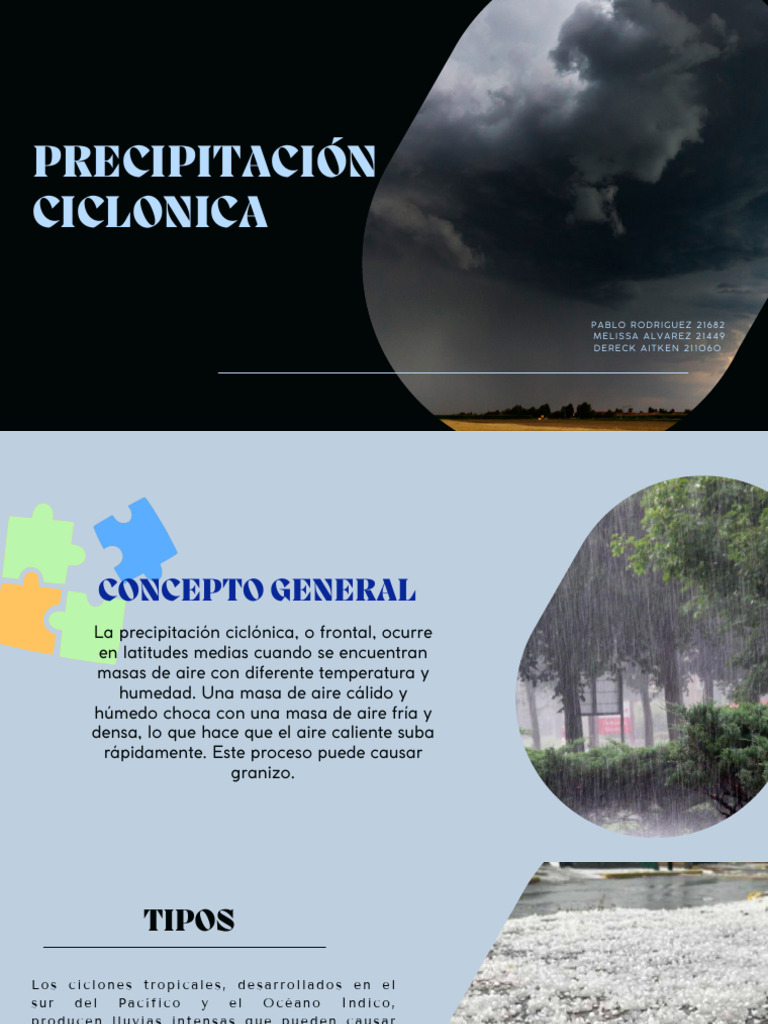 Precipitación Ciclonica | PDF