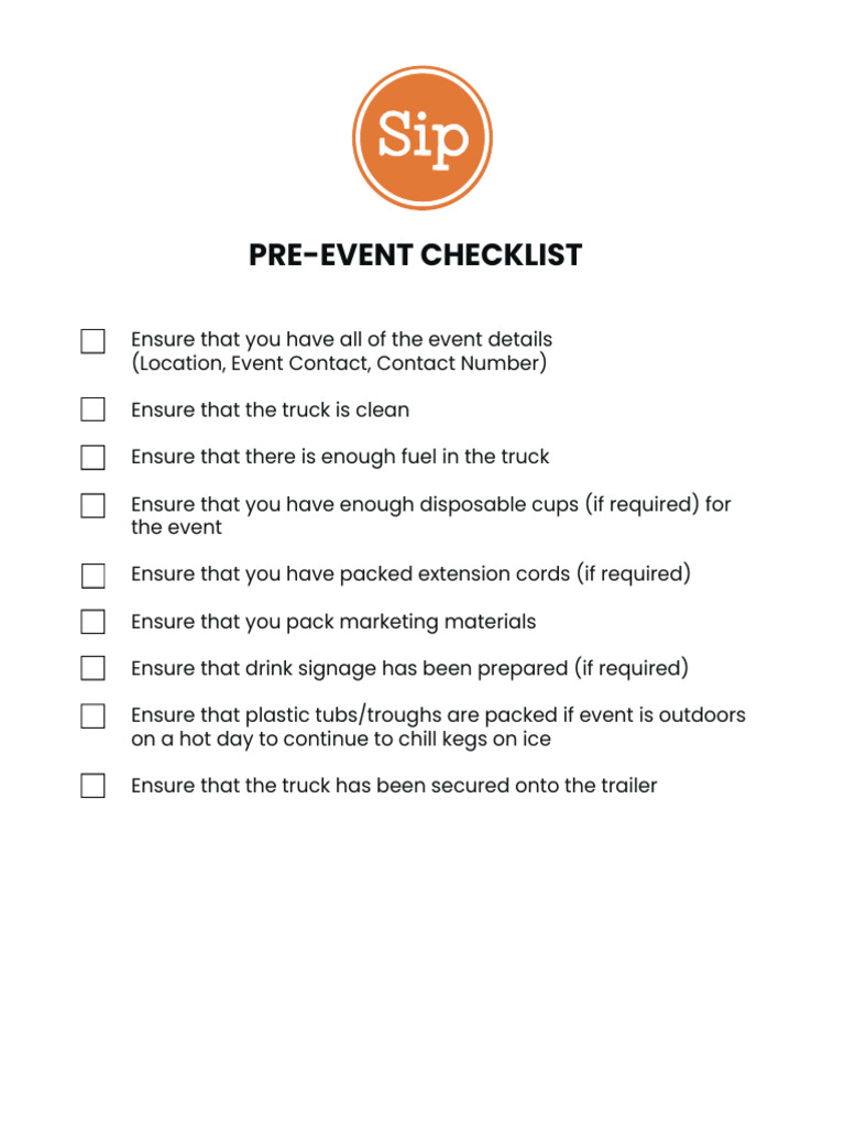 Checklist v4 | PDF | Tap (Valve) | Manufactured Goods