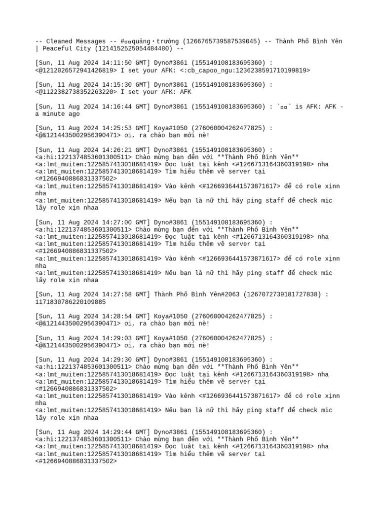 CleanedMessages 3 | PDF