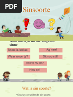 Afrikaans Sinsoorte | PDF