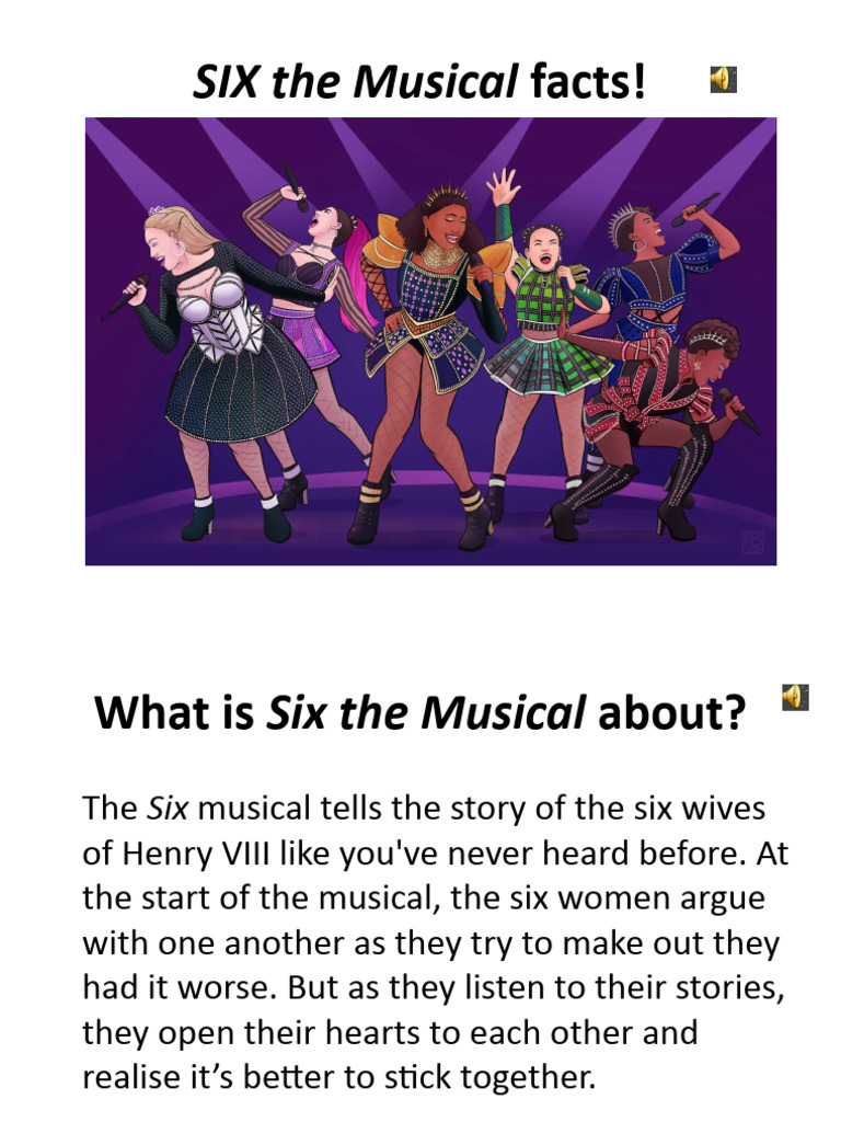 SIX The Musical Facts! | PDF | Performing Arts | Theatre