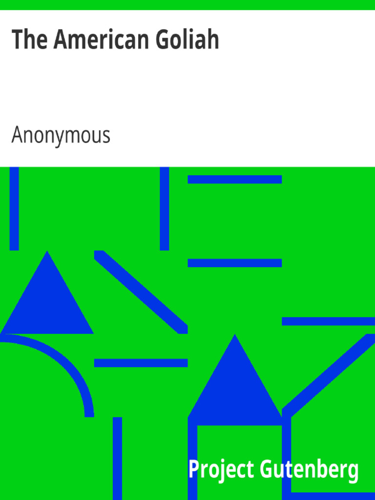 The American Goliah 1 | PDF | Sculpture | Foot