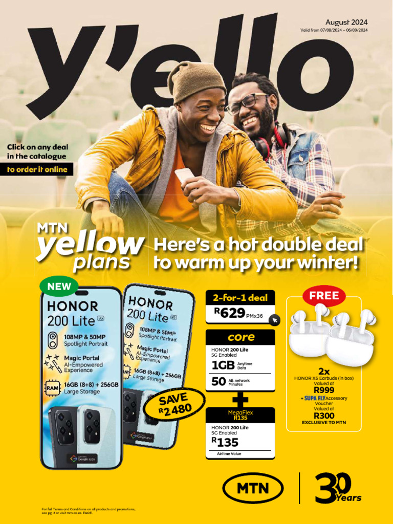 MTN Yellow Trader August 2024 Deals | PDF | Smartphone | Consumer ...
