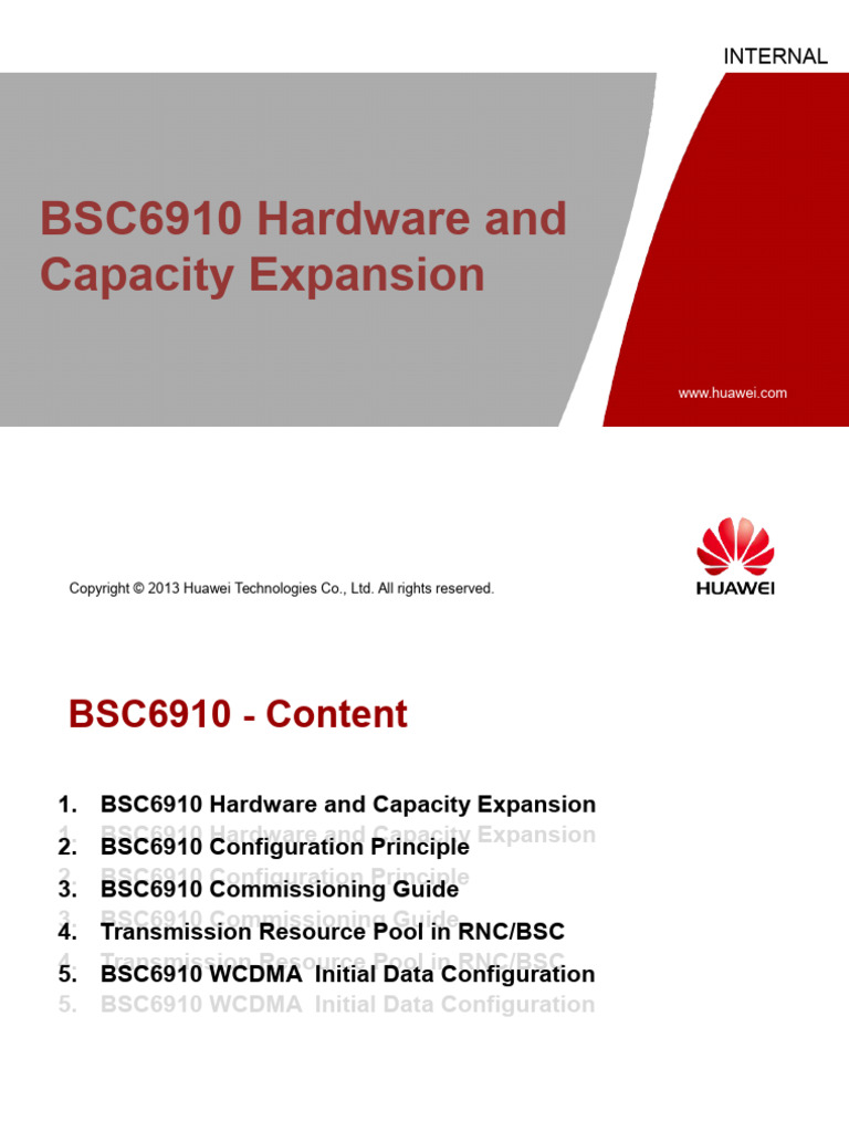 1 BSC6910 Hardware Capacity Expansion | PDF | Power Supply ...