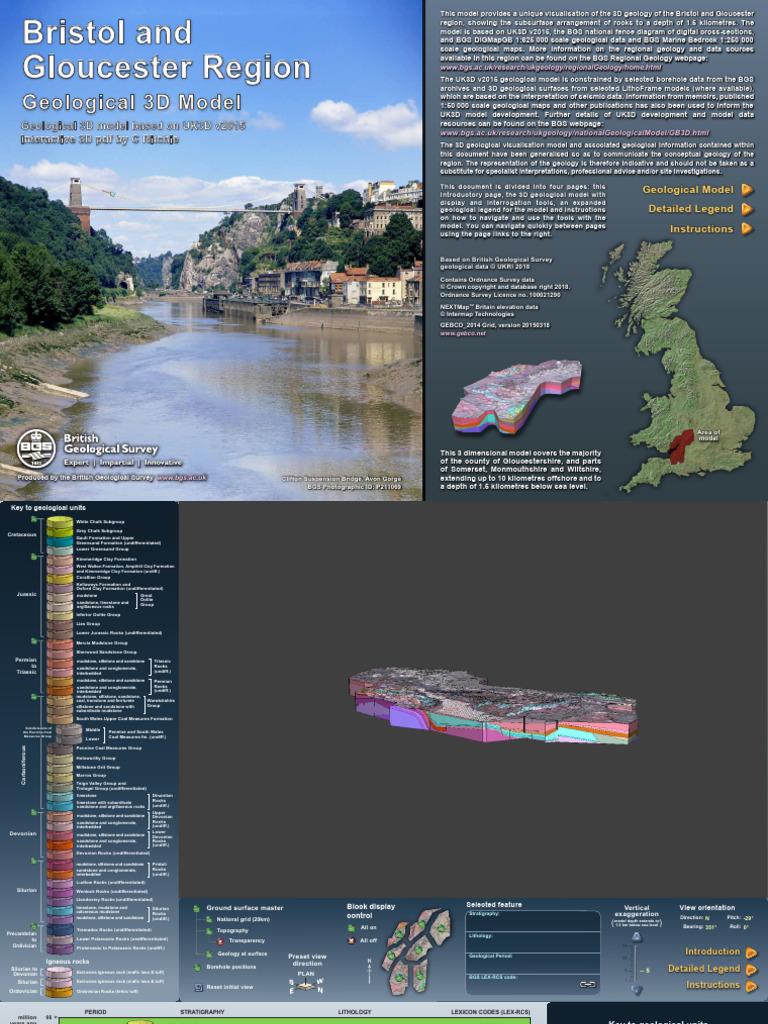 Bristol Gloucester GVModel v1.2 | PDF | Geological Formation | Stratigraphy