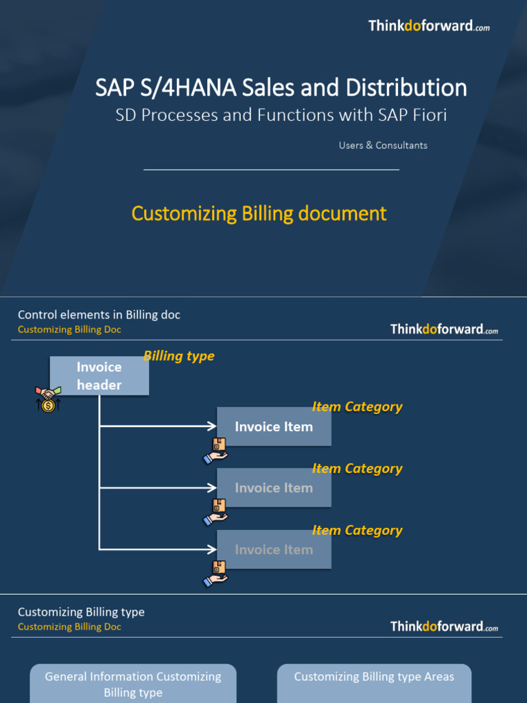 SAP S/4HANA Billing Customization Guide | PDF