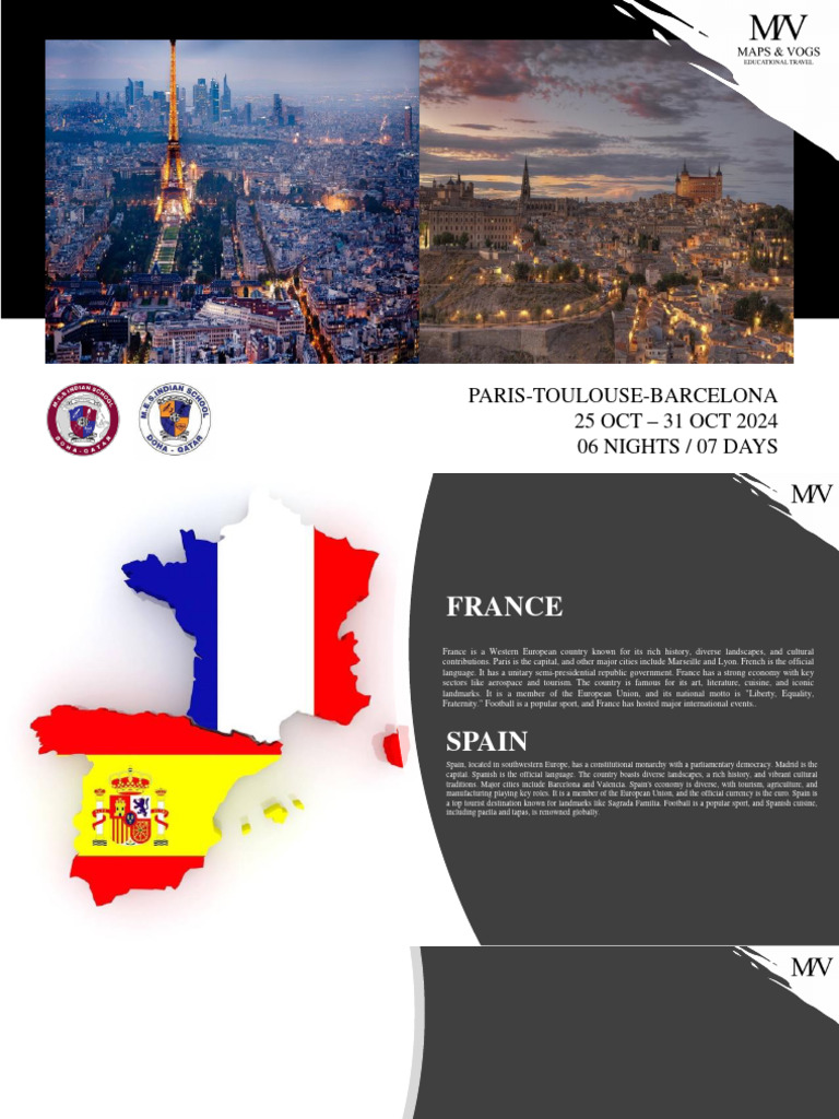 Mes Paris Toulouse Barcelona | PDF | Spain | France