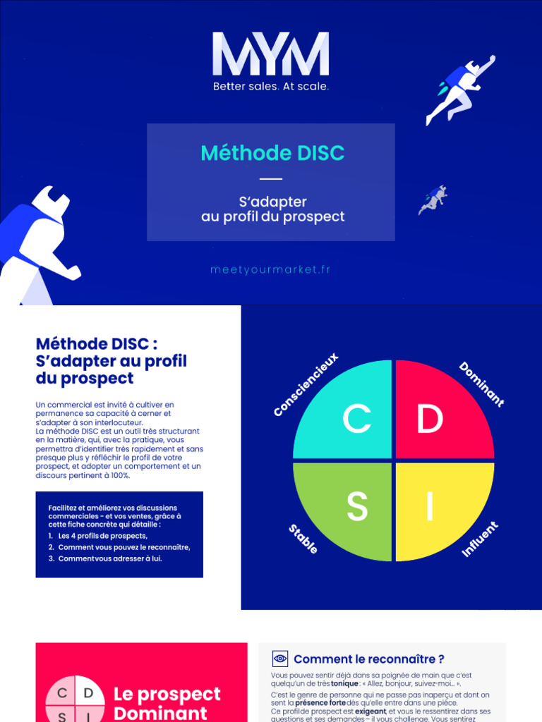 Methode DISC Sadapter Au Profil Du Prospect | PDF