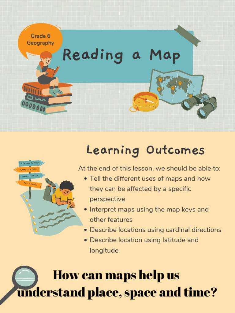 Grade 6 Map Reading Basics | PDF | Compass | Map