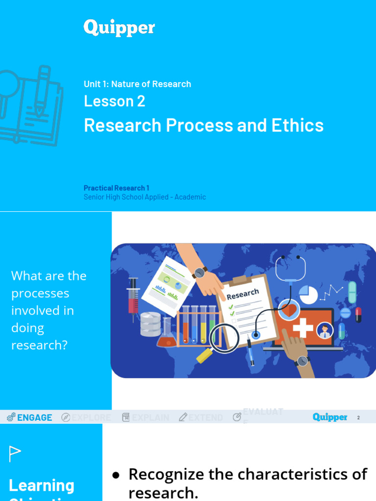 Lesson-2-Research-Process-and-Ethics | PDF | Evaluation | Quantitative ...