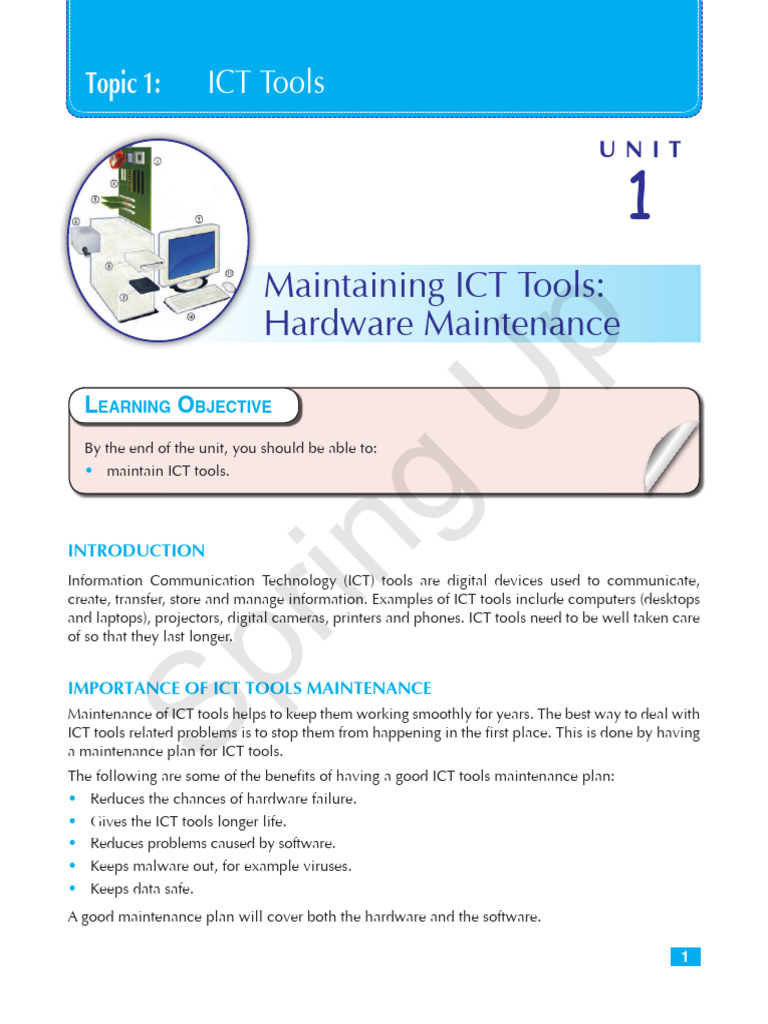 Information Communication Technology Learners Book Grade 6 | PDF | Computer Hardware ...