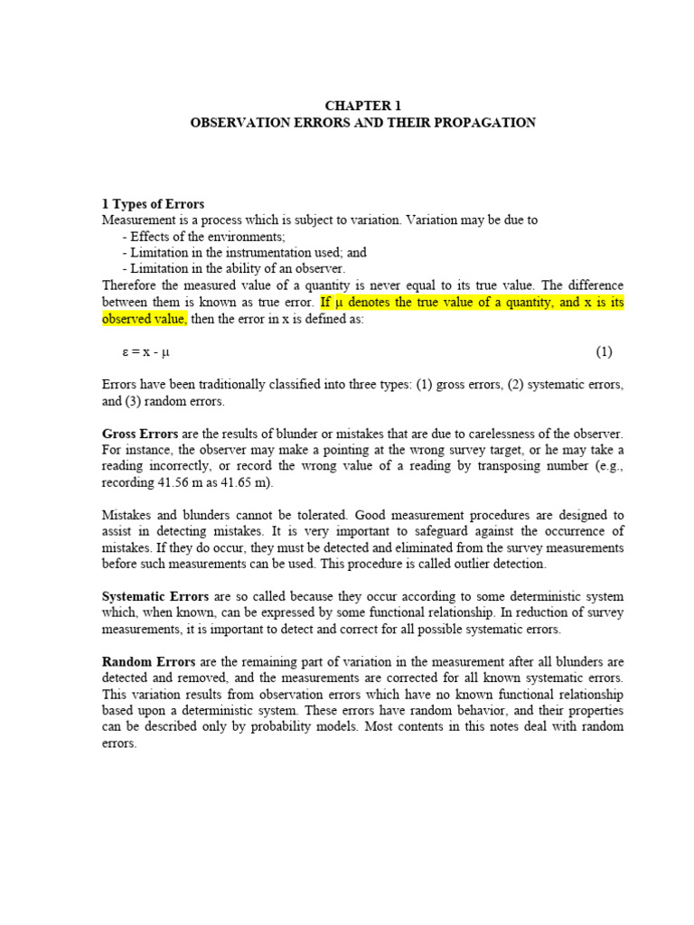 L1 Theory | PDF | Errors And Residuals | Variance