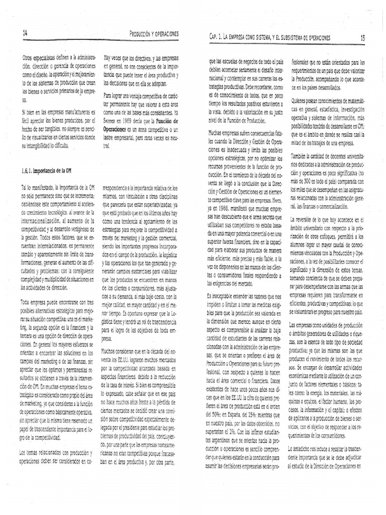 Importancia de La OM | PDF