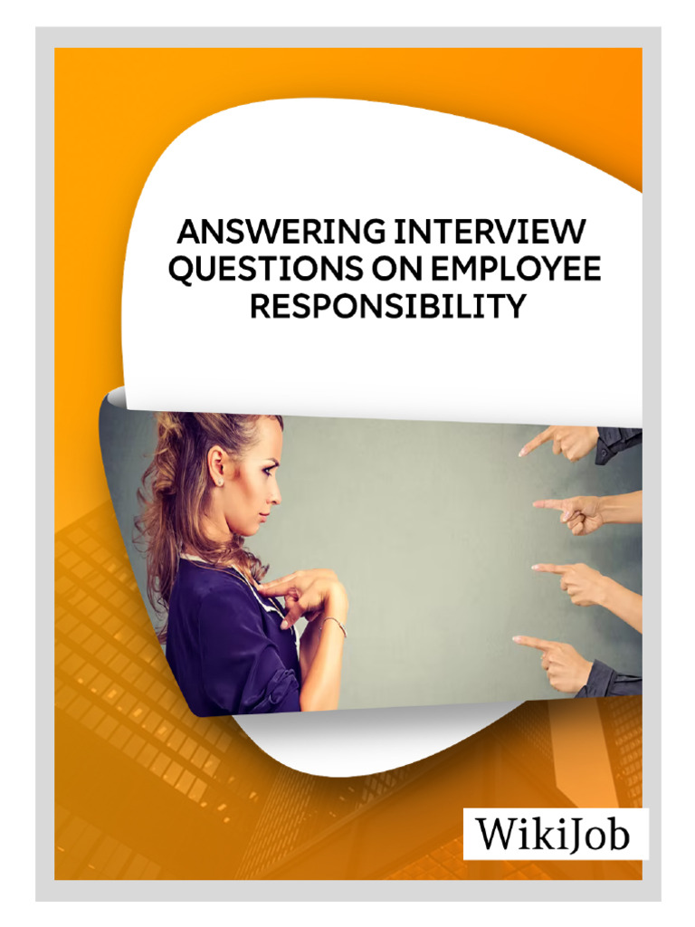 Employee Responsibility | PDF | Leadership