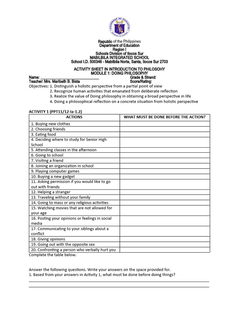 As Intro Module 1 Pdf Learning Cognition