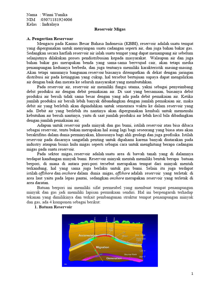 Winni Yunika 03071181924006 Indralaya Tugas 1 Resmig | PDF