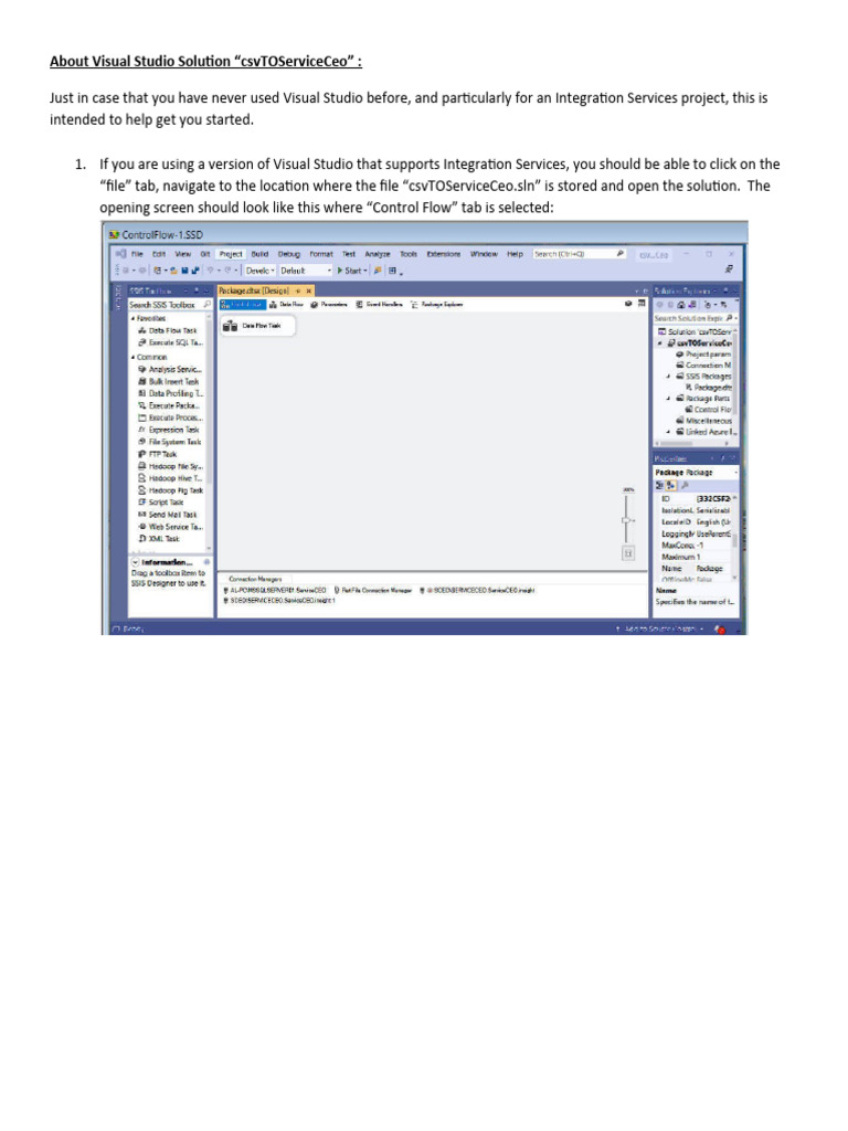About Visual Studio Solution | PDF | Databases | Comma Separated Values