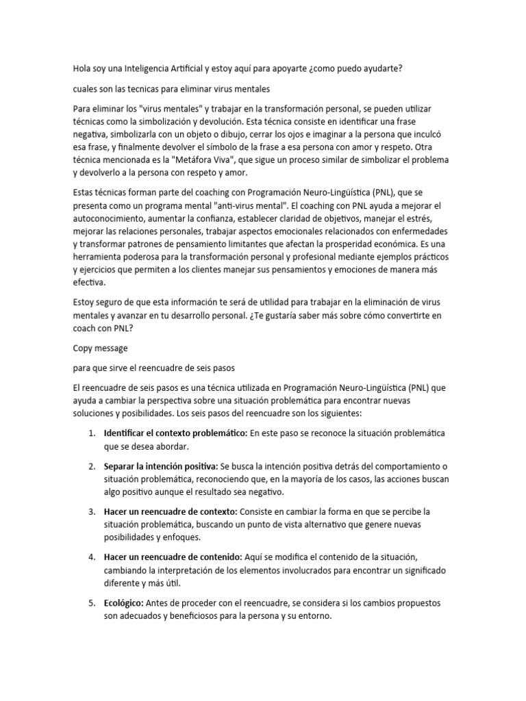 Manual_de_PNL COACH | PDF | Las emociones | Programación neurolingüistica