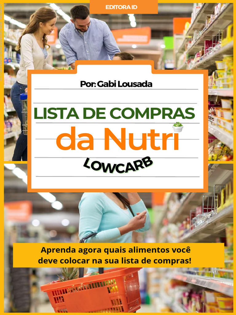 Lista de Compras Da Nutri | PDF | Direitos Autorais | Alimentos