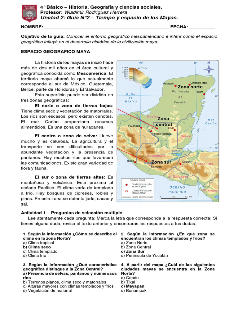 Geografía e Historia de los Mayas | PDF | Civilización maya | Mesoamérica