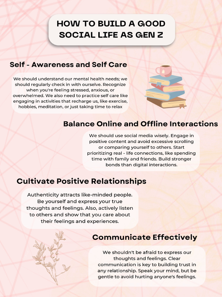 Building A Good Social Life As Gen Z PDF | PDF