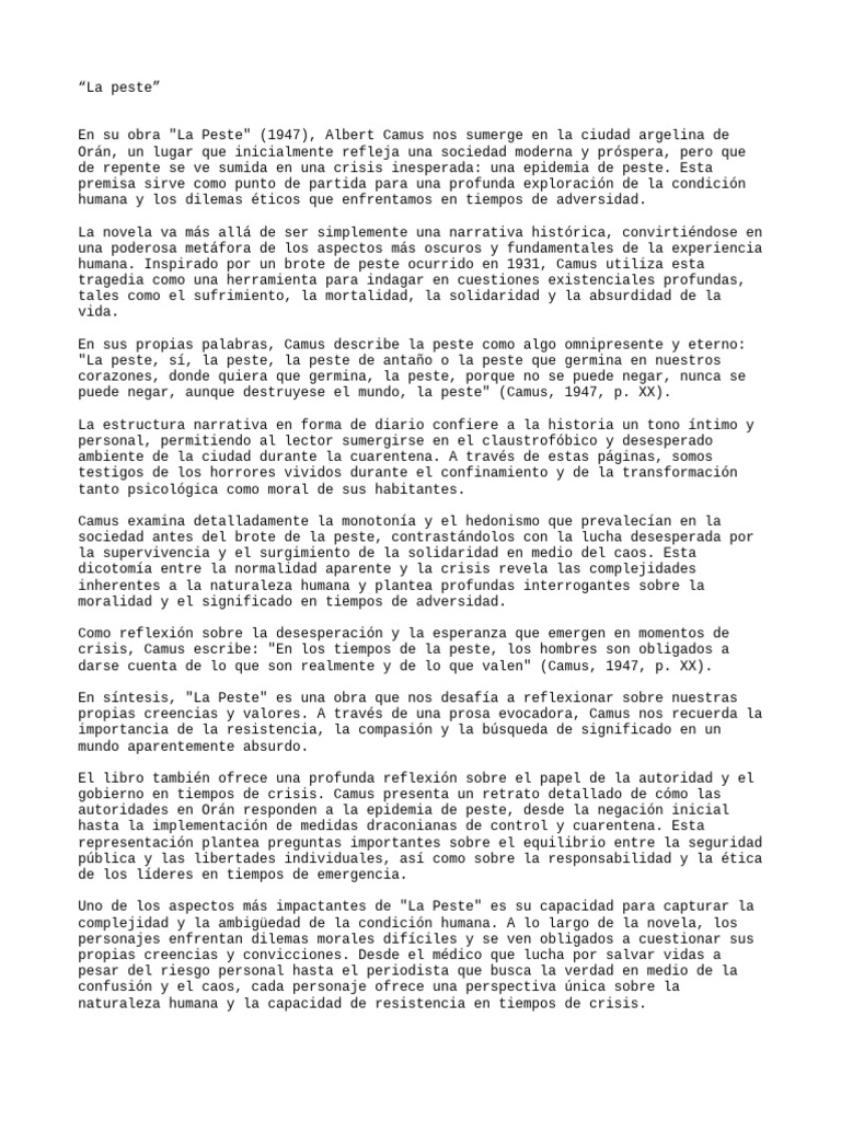 Texto 4 | PDF | Albert Camus