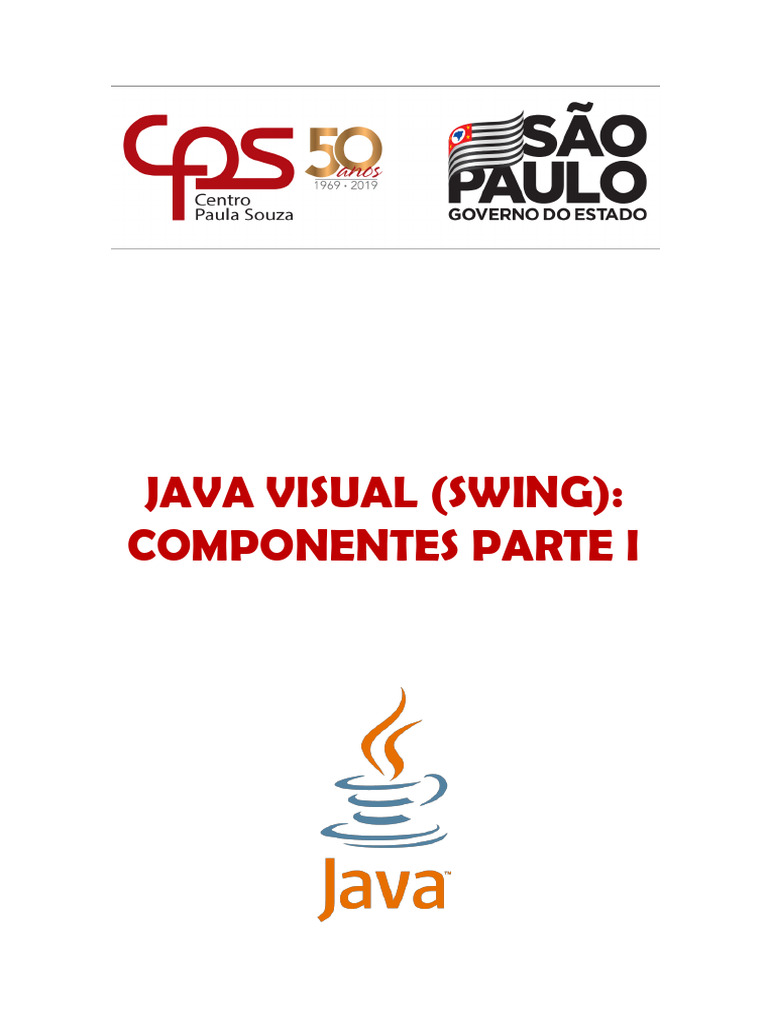 Java Apostila Componentes 001 | PDF | Janela (informática) | Informática