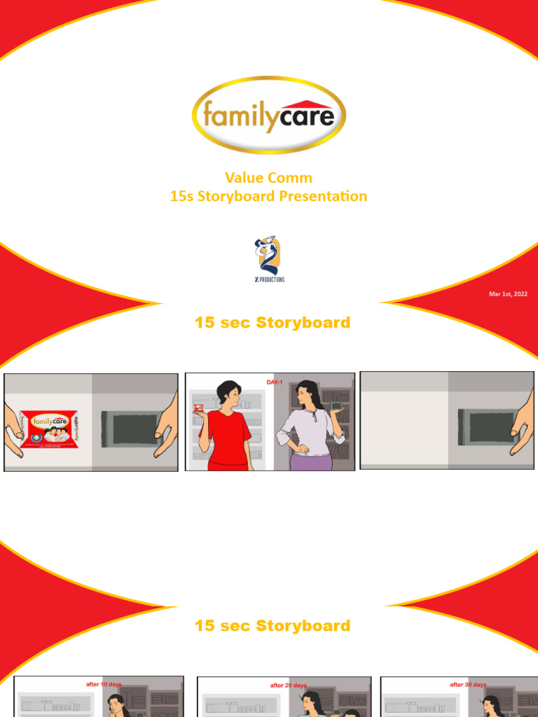 Mar-17th 15sec Storyboard Presentation by Z Productions | PDF