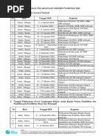 Jadwal Asesmen Nasional 2025 (An & Sulingjar) | PDF