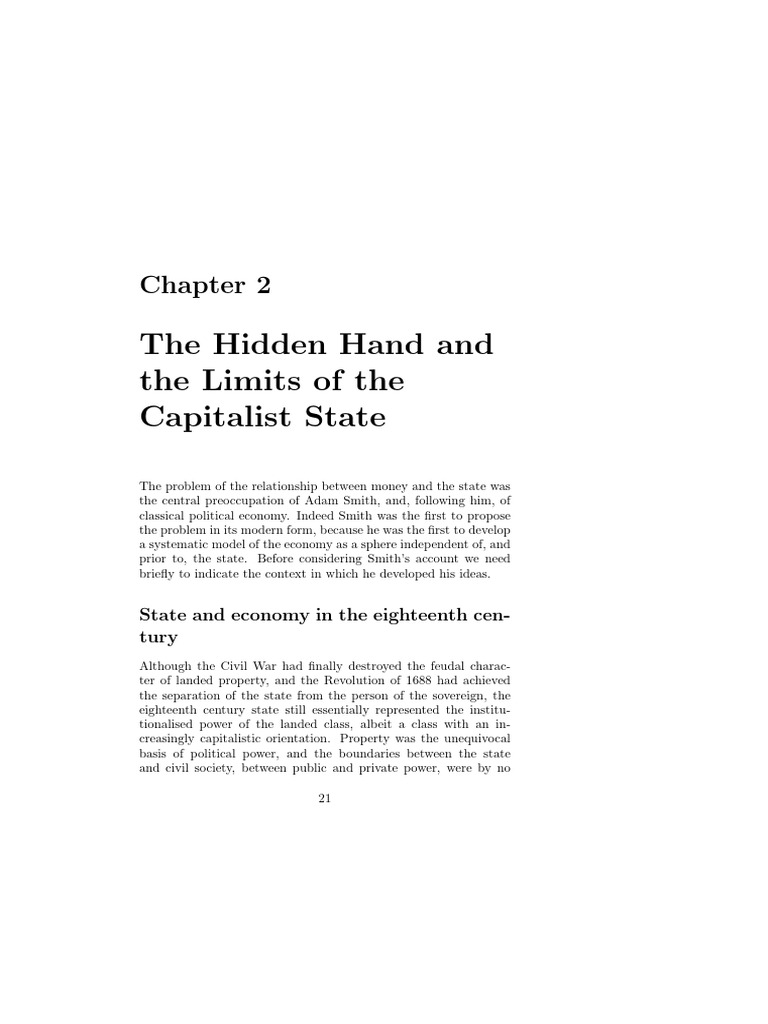 Clarke, S. (1988) "The Hidden Hand and The Limits of The Capitalist ...