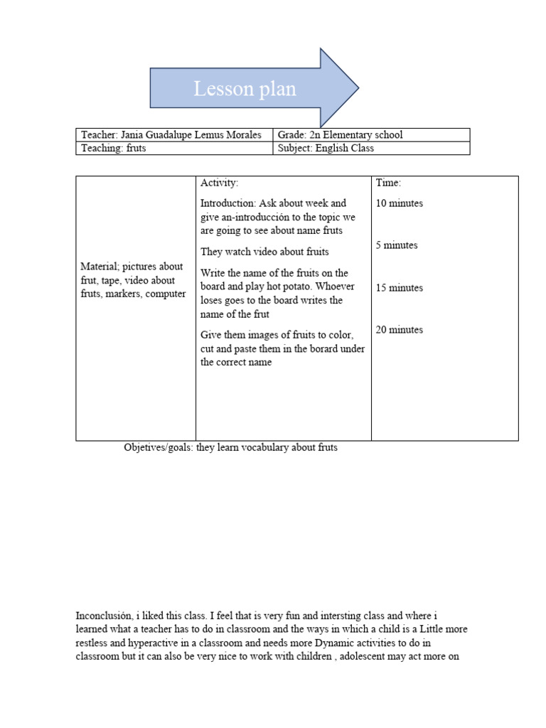 Proyecto Final Rosalina | PDF | Teachers | Classroom