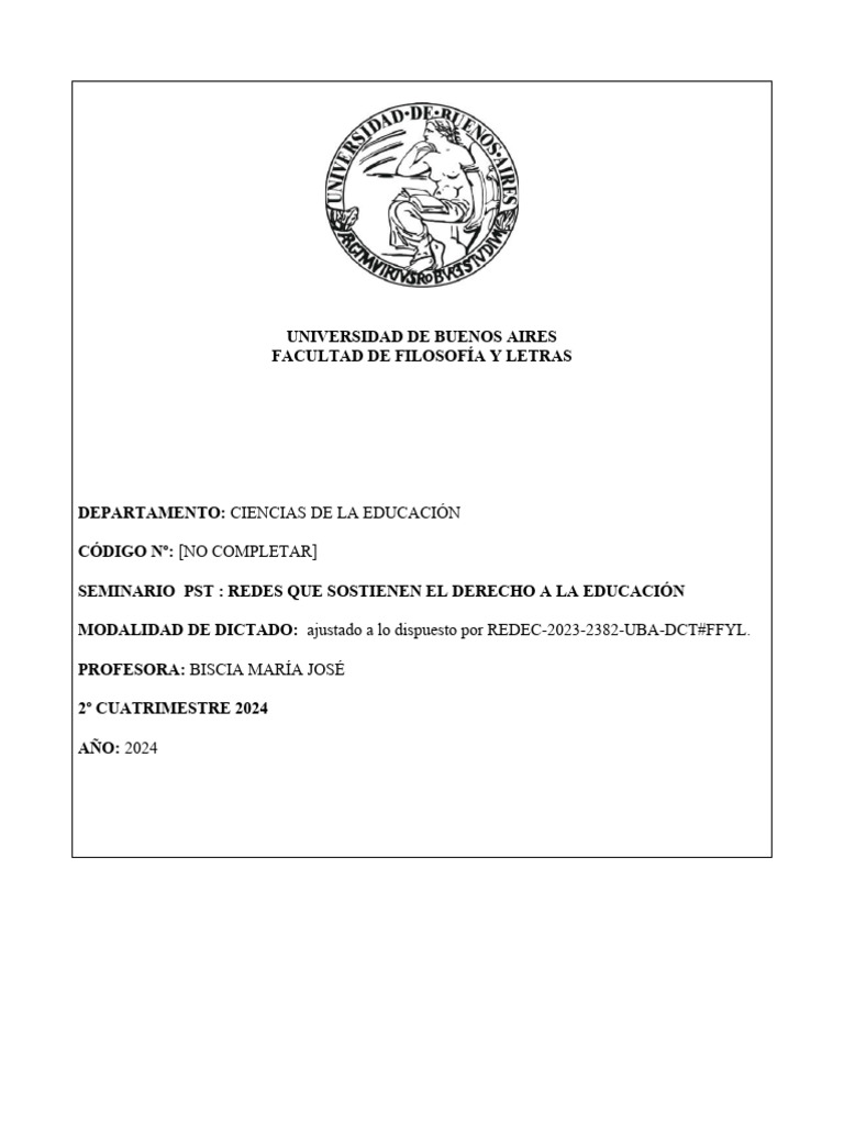 Programa Seminarios PST Prof - Biscia F | PDF | Hospital | Maestros