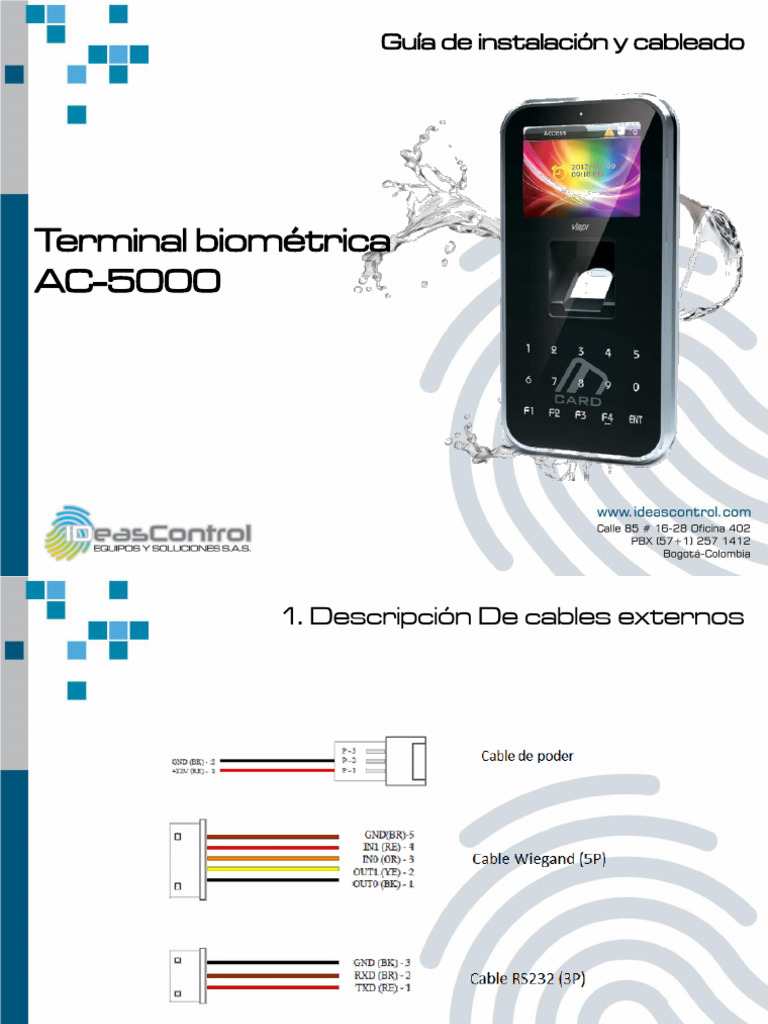 Ac-5000 Guia de Instalacion Idc | PDF | Bienes manufacturados ...