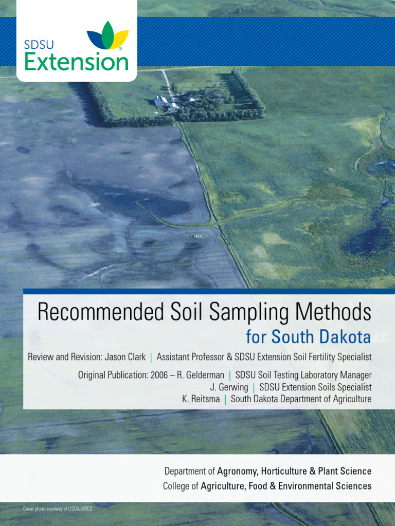 Recommended Soil Sampling Methods: For South Dakota | PDF | Soil | Sampling (Statistics)