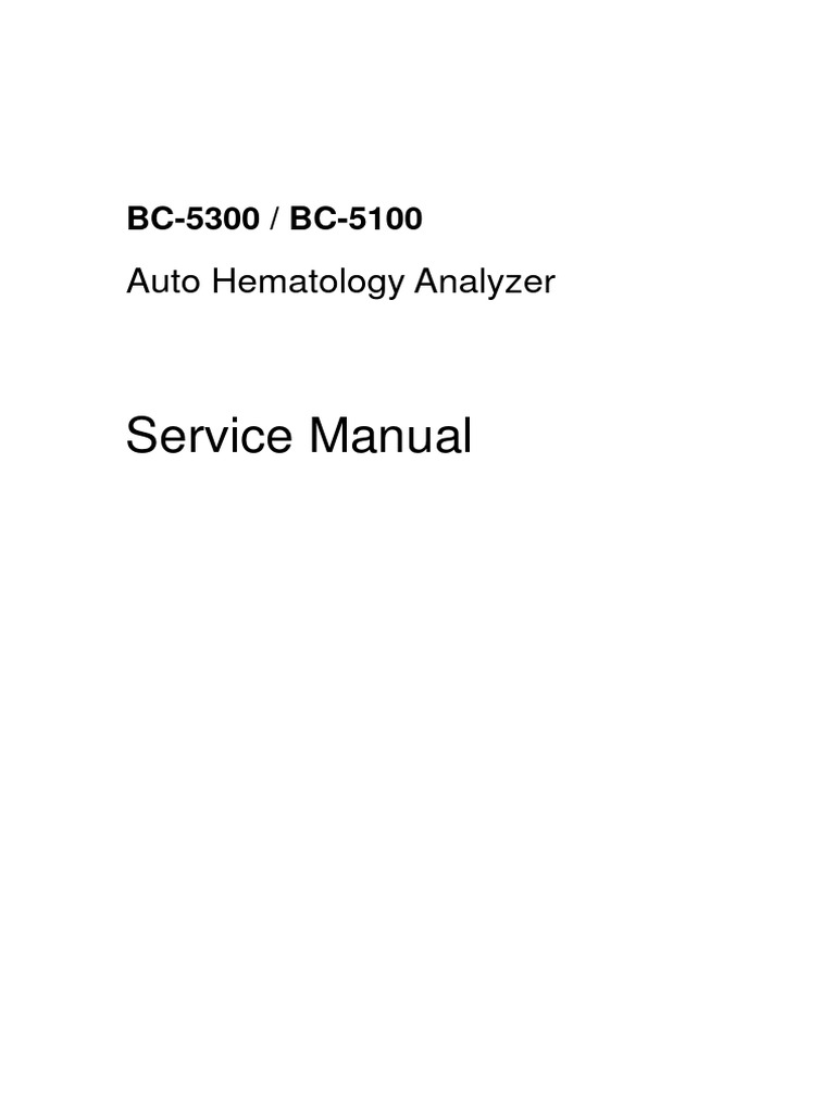 BC-5300 - Service Manual - EN - V4.0 | PDF