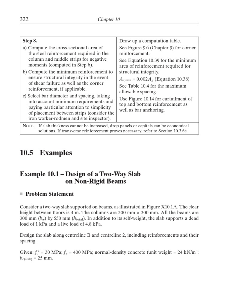 Two-Way Slab Design and Reinforcement | PDF | Reinforced Concrete ...