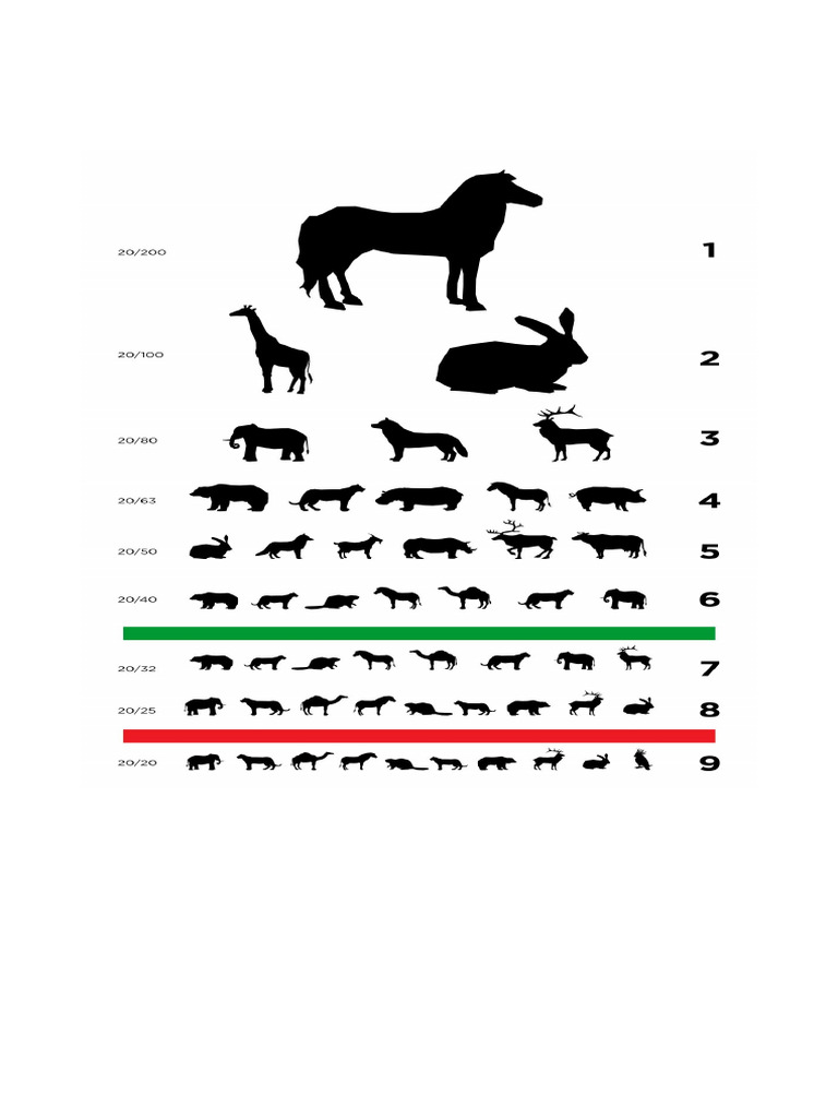 Free Printable Preschool Eye Chart - JPG | PDF