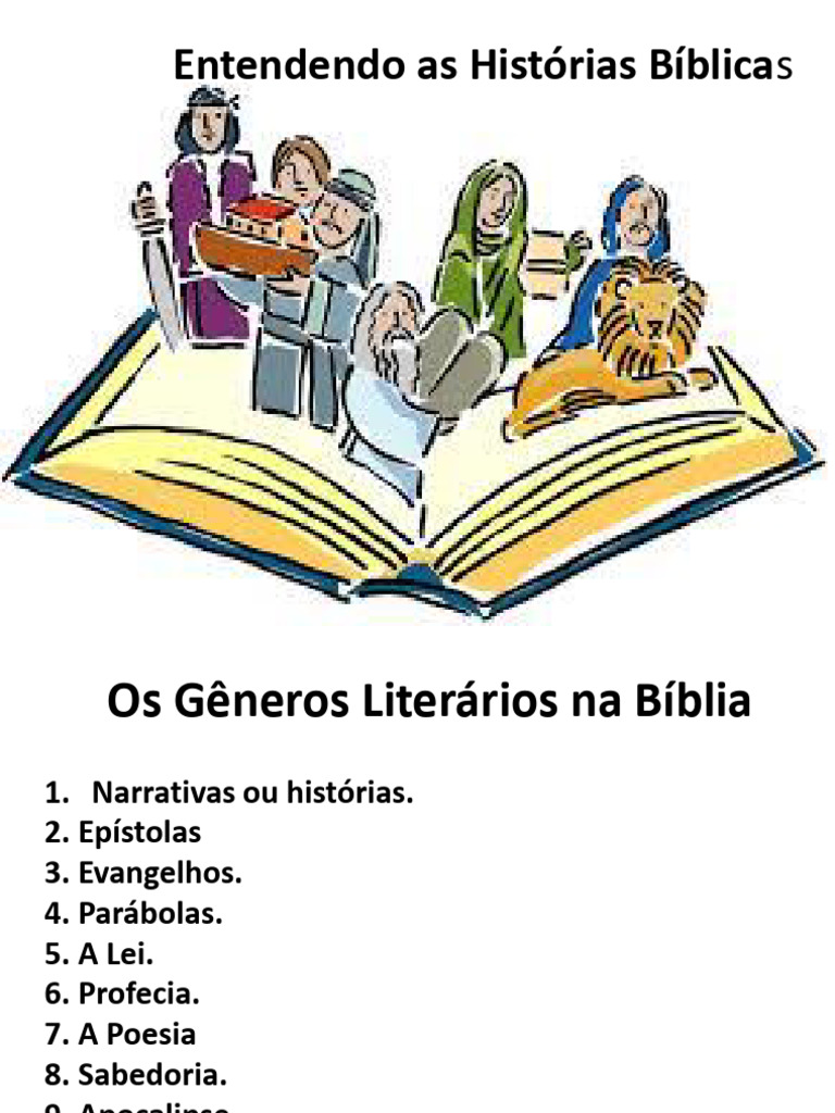 Gêneros Literários na Bíblia | PDF | Bíblia | Livros de Samuel