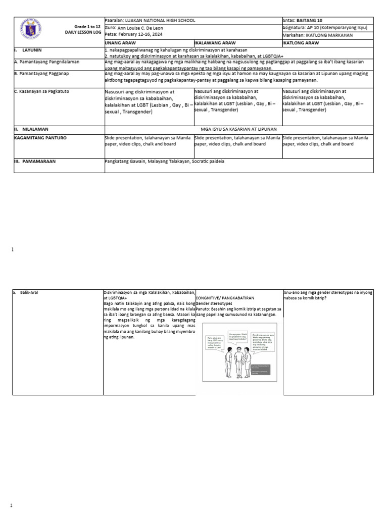 Q3 DLL Ap10 WK3 | PDF